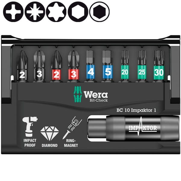 Наборы бит в фирменном магазине Wera