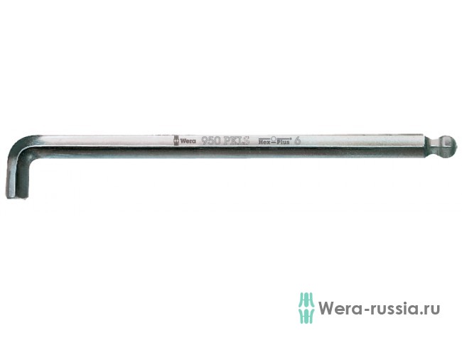 Ключ Г-образный 10 мм, метрический, хромированный WERA 950 PKLS 022048 ...